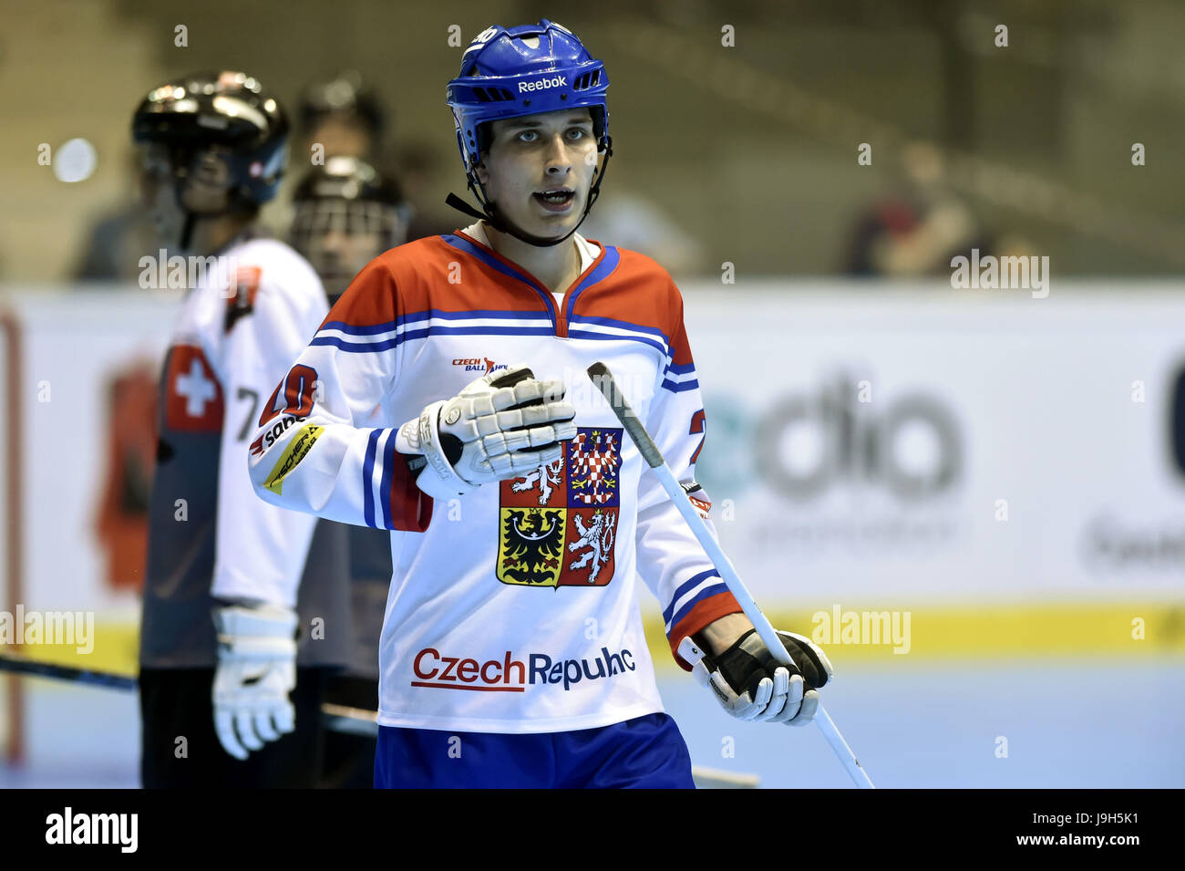 Martin Spacek of Czech Republic pictured during the 2017 Ball Hockey ...