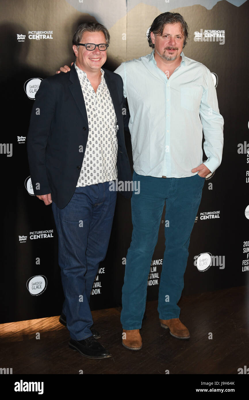 London, Grossbritannien. 01st June, 2017. Andrew J. Smith und Alex ...