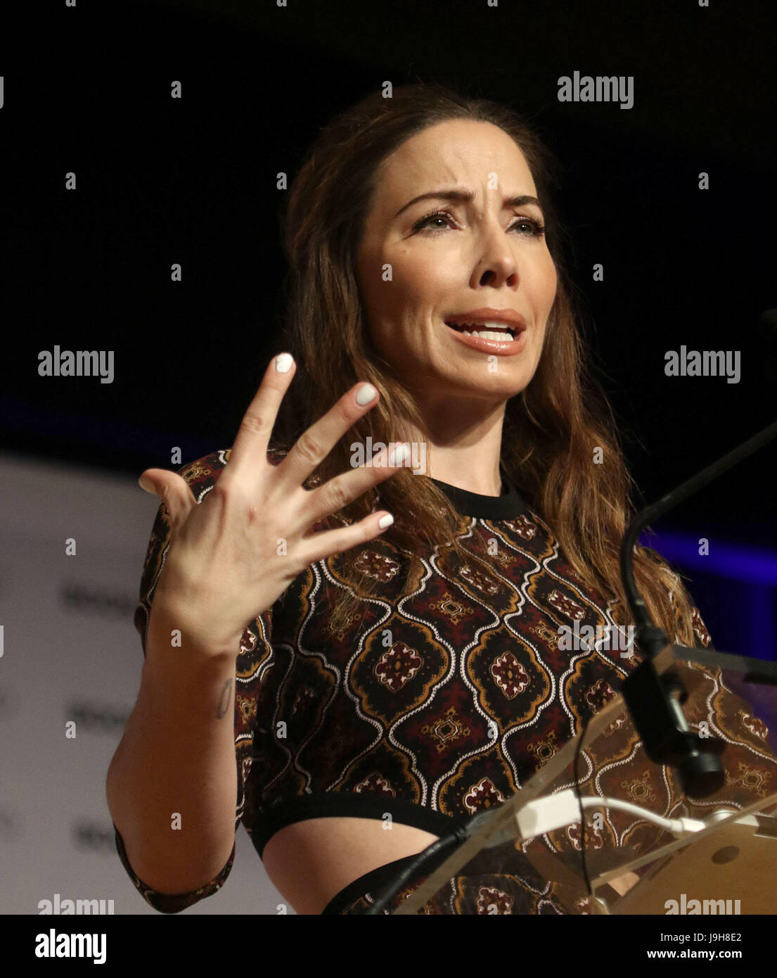 New York, New York, USA. 1st June, 2017. Comedian WHITNEY CUMMINGS ...