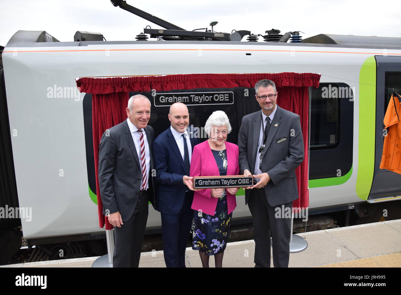 London Midland's managing director, Patrick Verwer, Steve Helfet, Rita ...