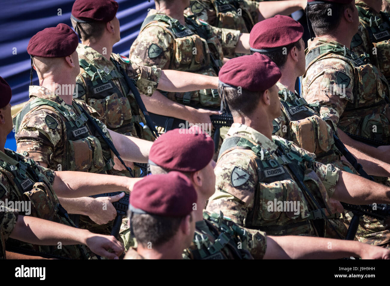 Rome, Italy. 2nd Jun,. 2017. Military Parade for the celebration of the ...