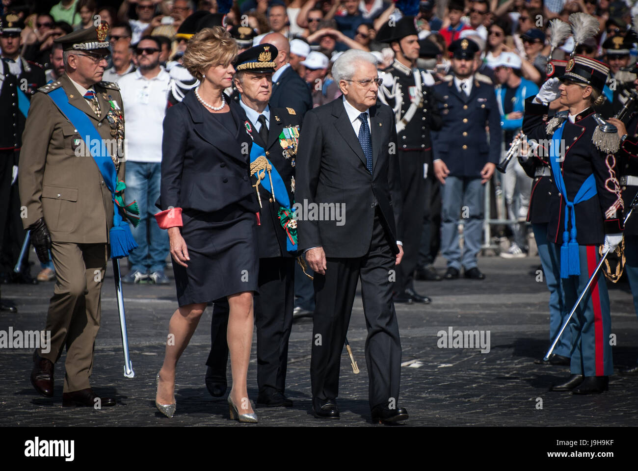 Rome, Italy. 2nd Jun,. 2017. Military Parade for the celebration of the ...