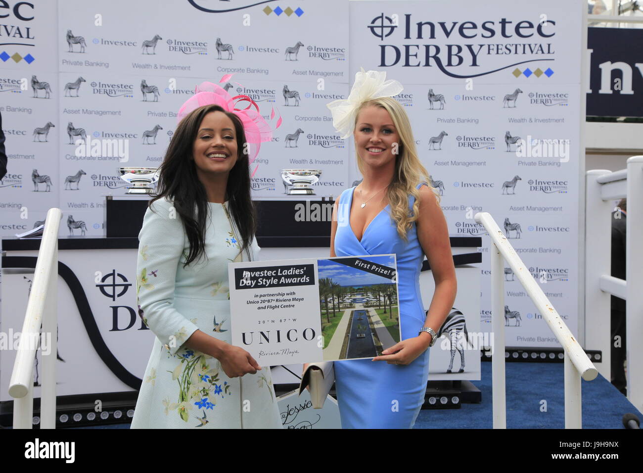 Epsom, Surrey, UK 2nd June, 2017 Abigail Scott the winner of the ladies ...