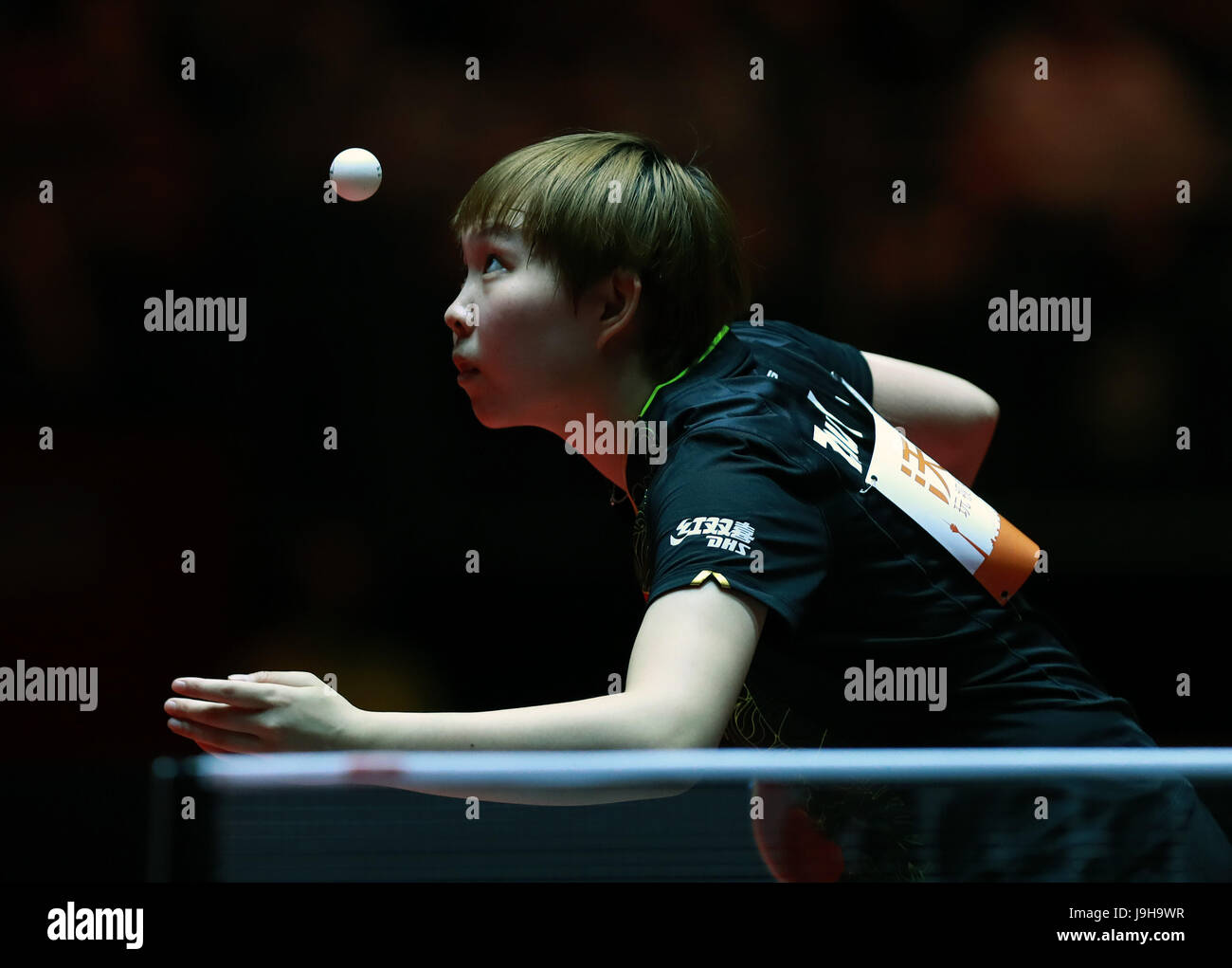 Dusseldorf, Germany. 2nd June, 2017. Zhu Yuling of China competes ...