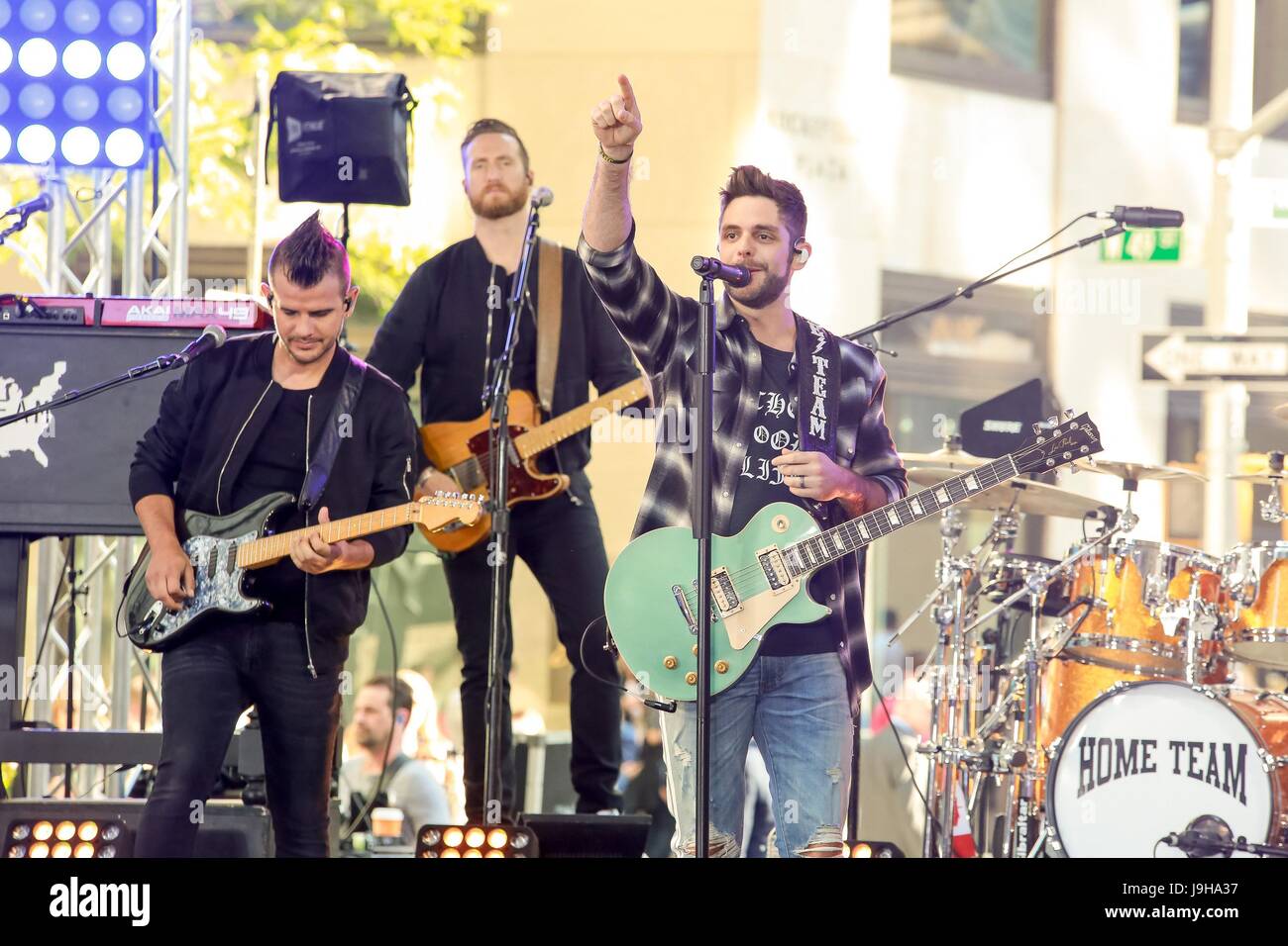 New York, NY, USA. 2nd June, 2017. Thomas Rhett on stage for NBC Today ...