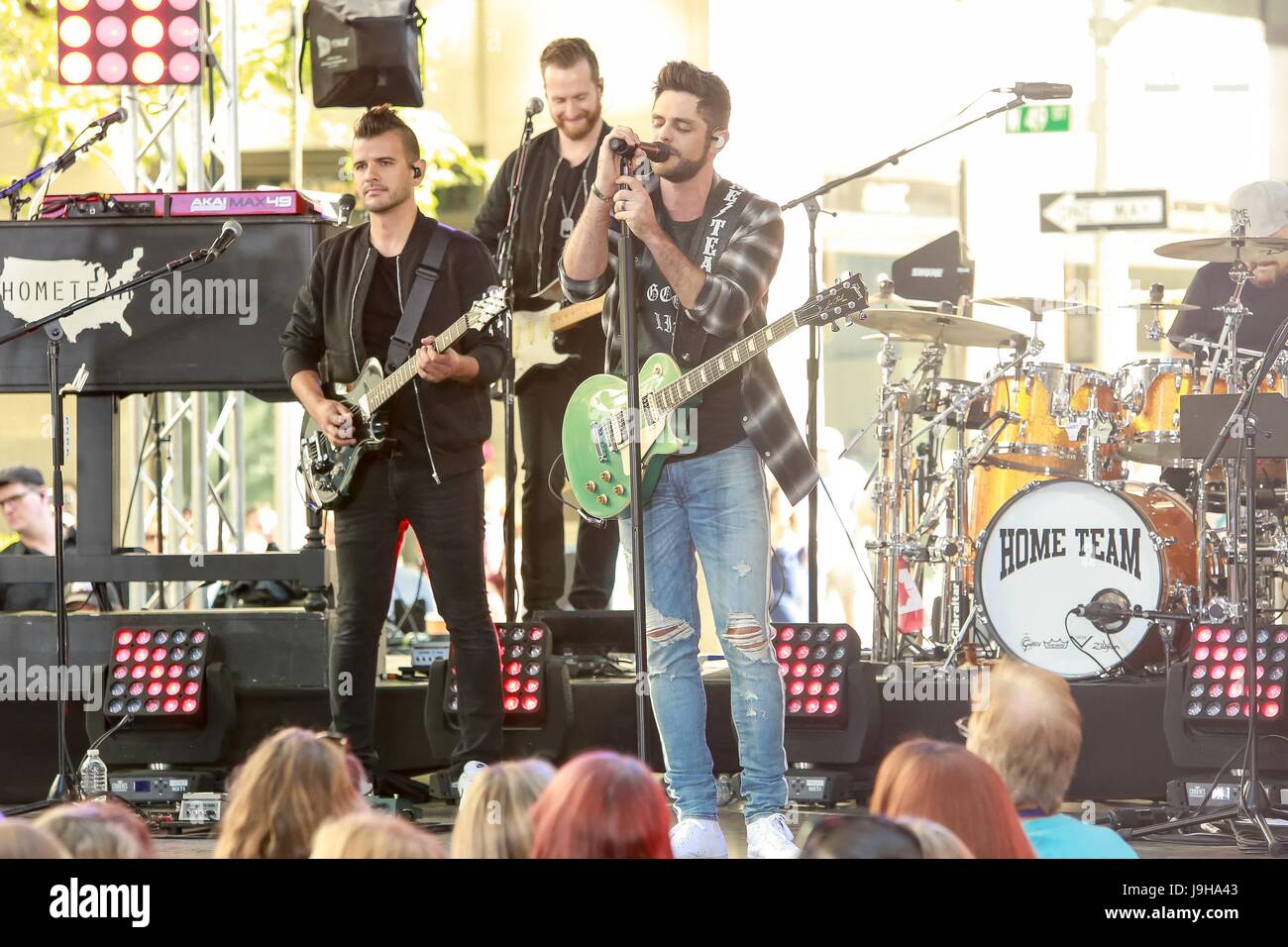 New York, NY, USA. 2nd June, 2017. Thomas Rhett on stage for NBC Today ...