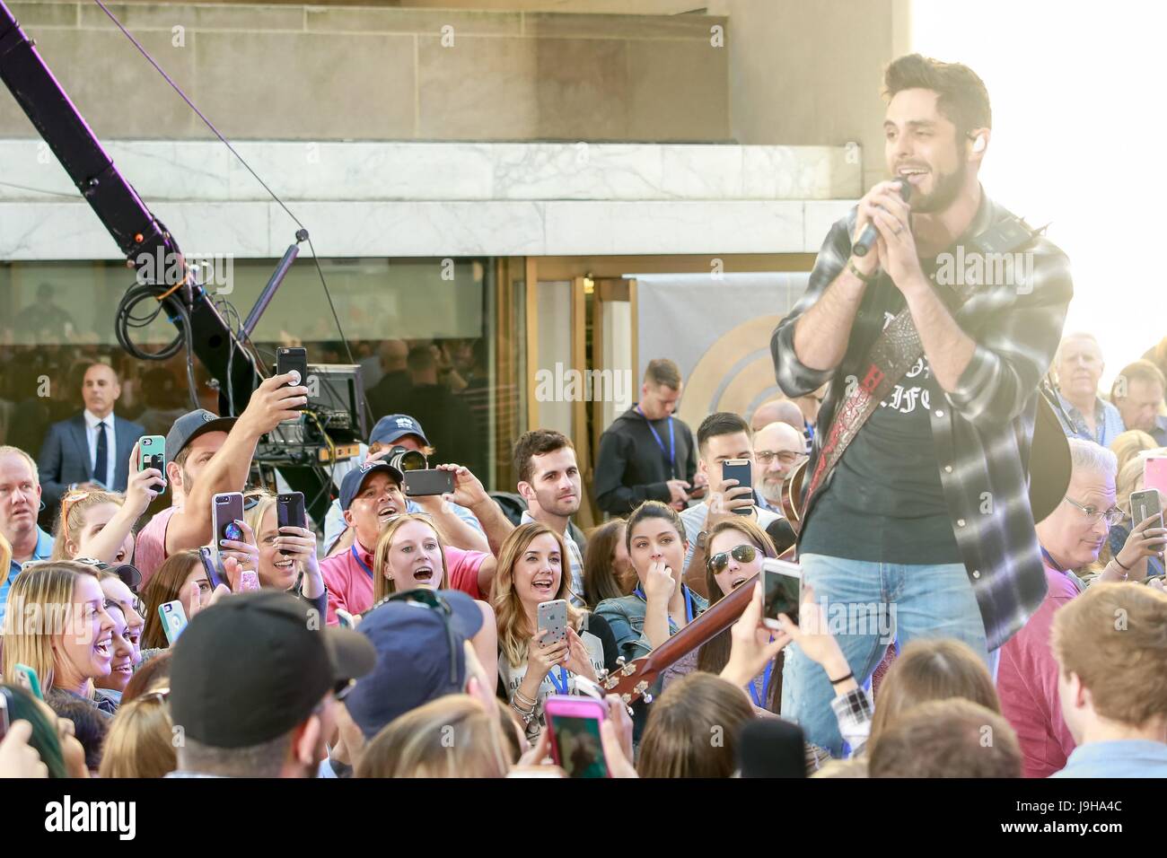 New York, NY, USA. 2nd June, 2017. Thomas Rhett on stage for NBC Today ...