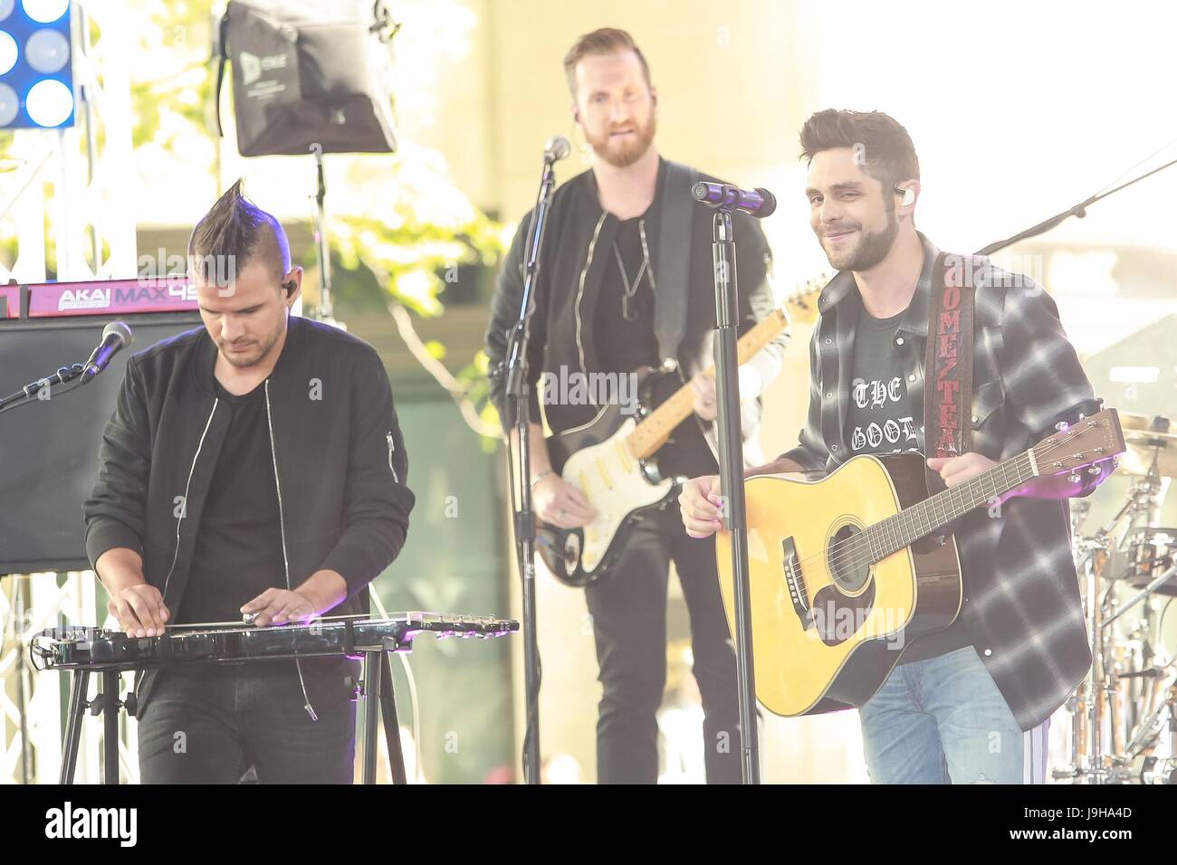 New York, NY, USA. 2nd June, 2017. Thomas Rhett on stage for NBC Today ...