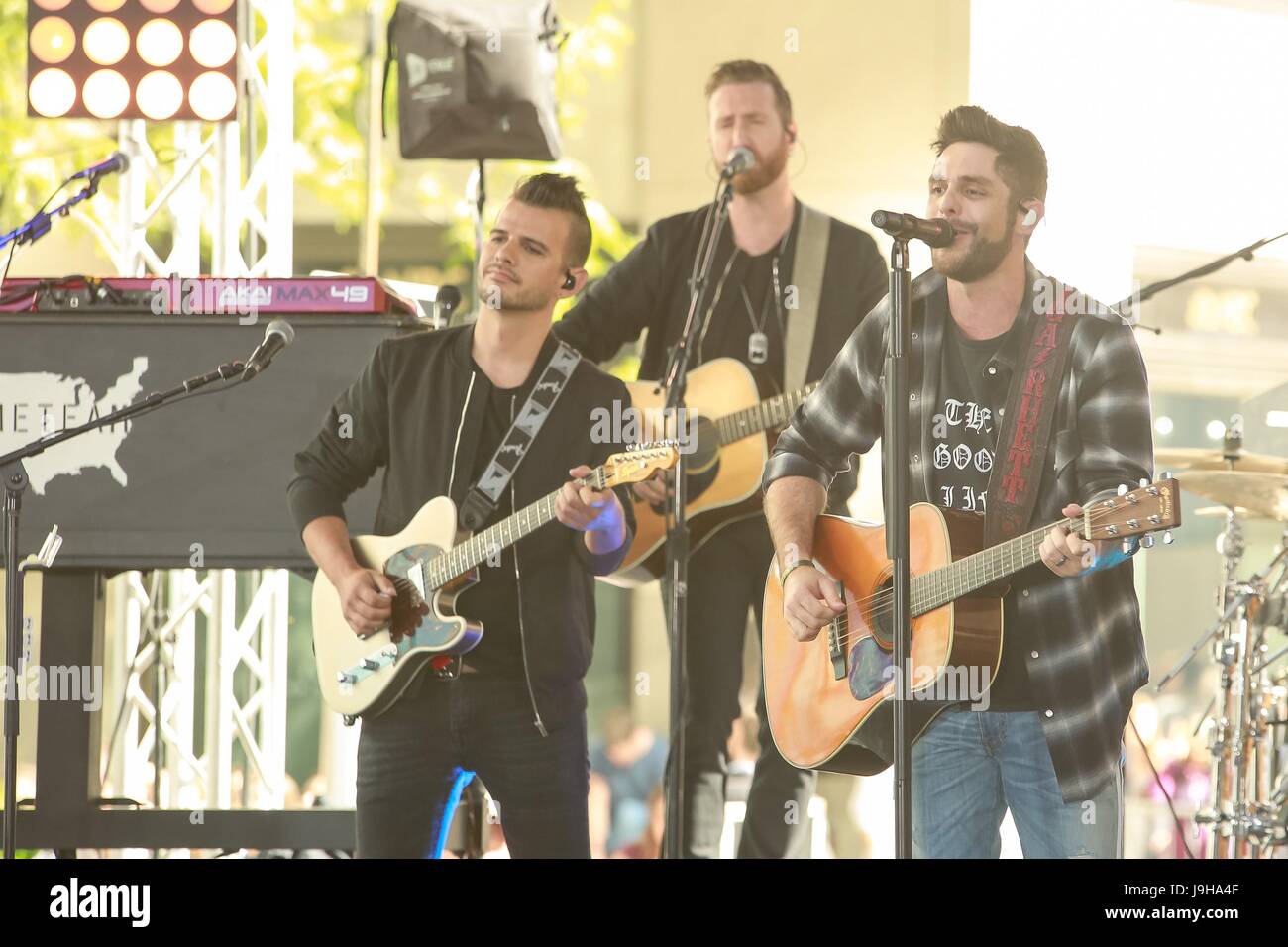 New York, NY, USA. 2nd June, 2017. Thomas Rhett on stage for NBC Today ...