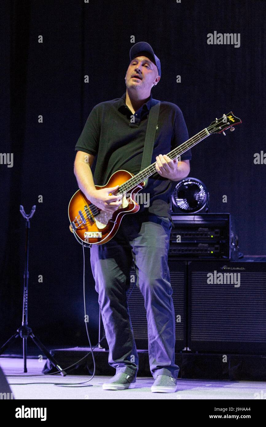Chicago, Illinois, USA. 1st June, 2017. Bassist MERLO PODLEWSKI ...