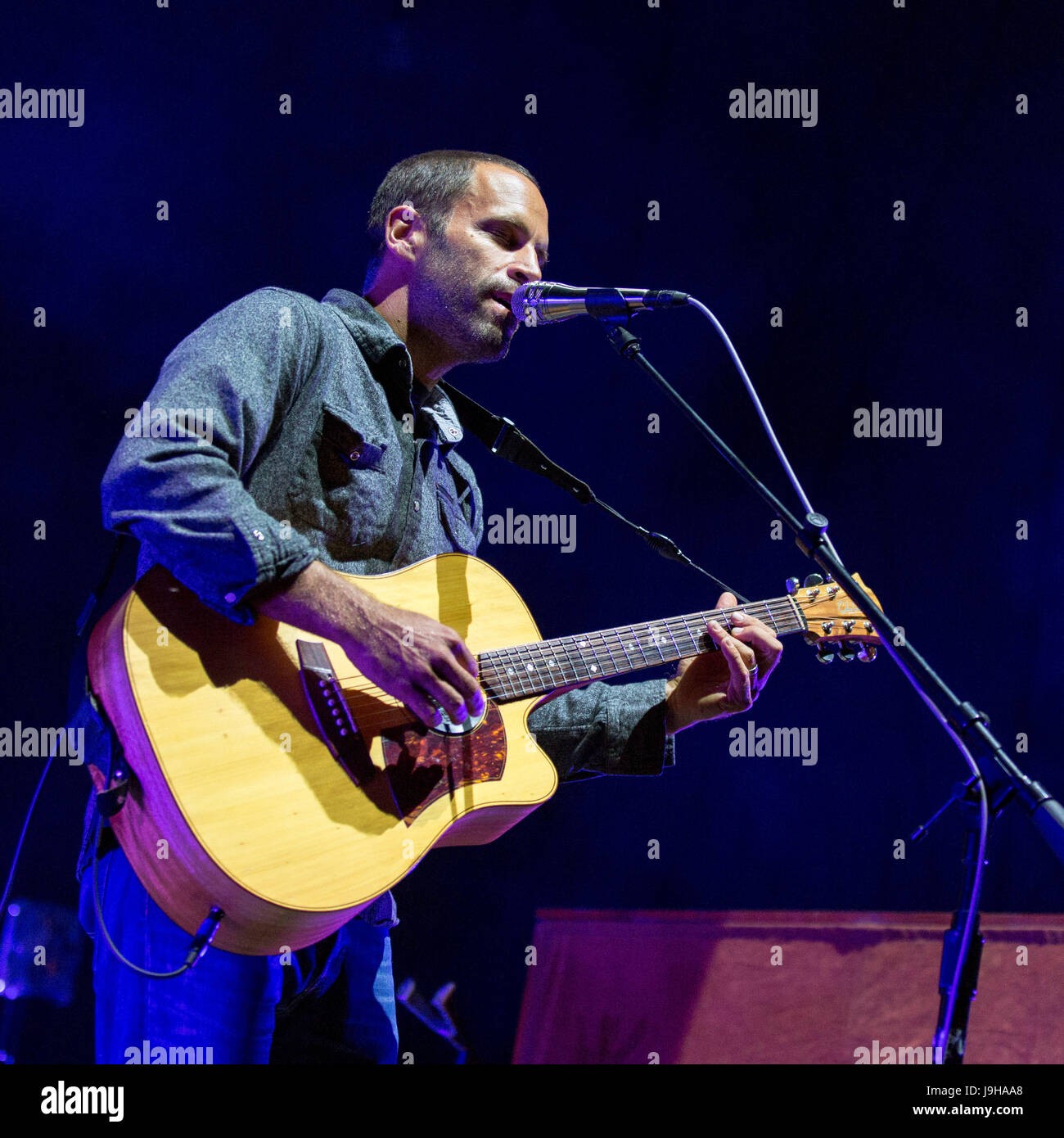 Chicago, Illinois, USA. 1st June, 2017. Musician JACK JOHNSON at ...