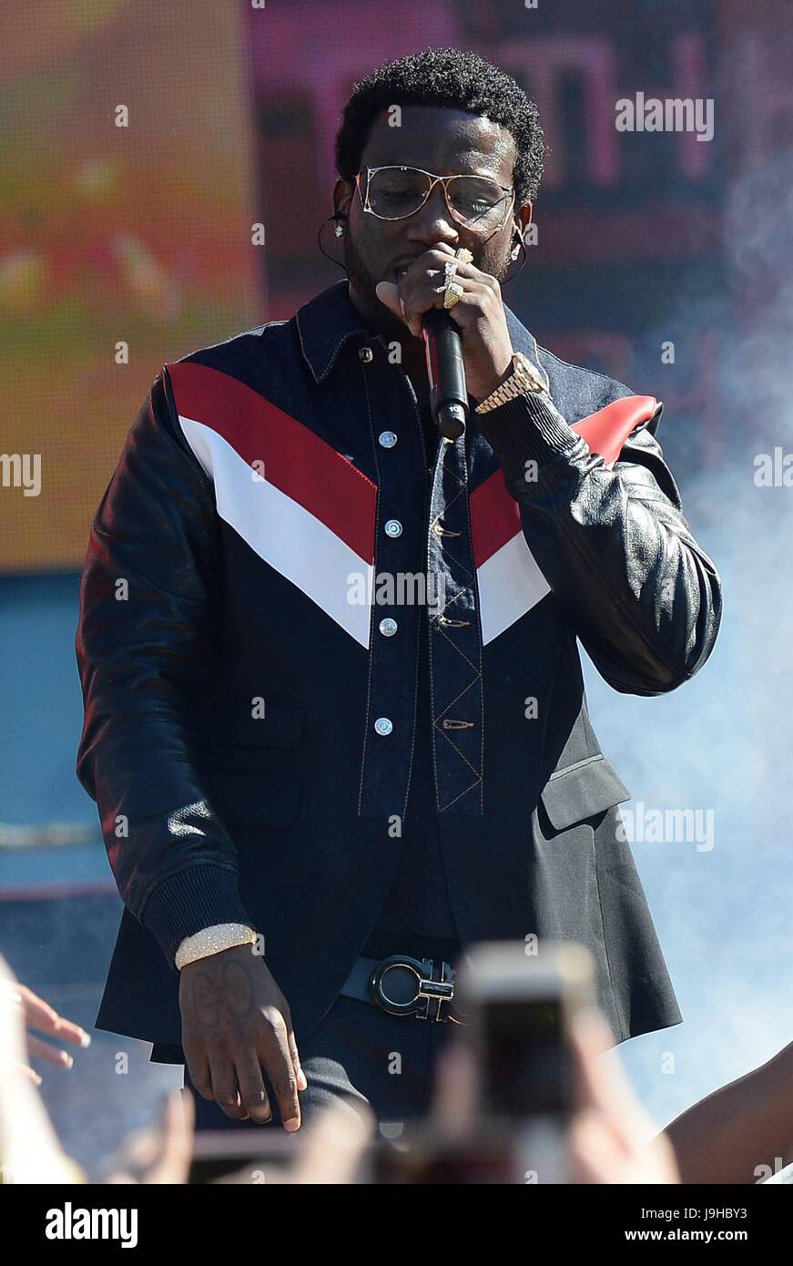 New York, NY, USA. 2nd June, 2017. Gucci Mane on stage for Good Morning ...