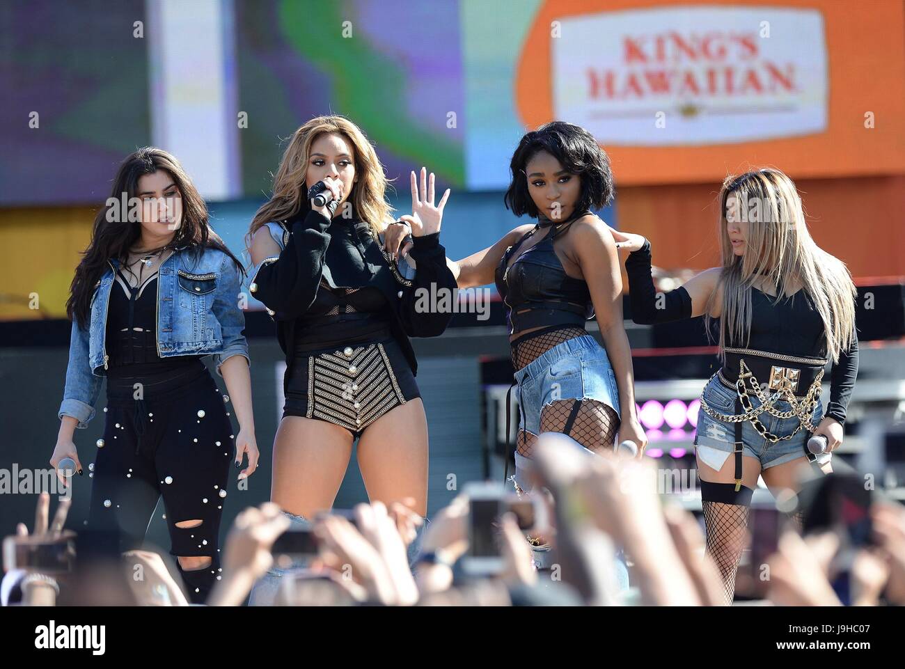 New York, NY, USA. 2nd June, 2017. Lauren Jauregui, Dinah Jane Hansen ...