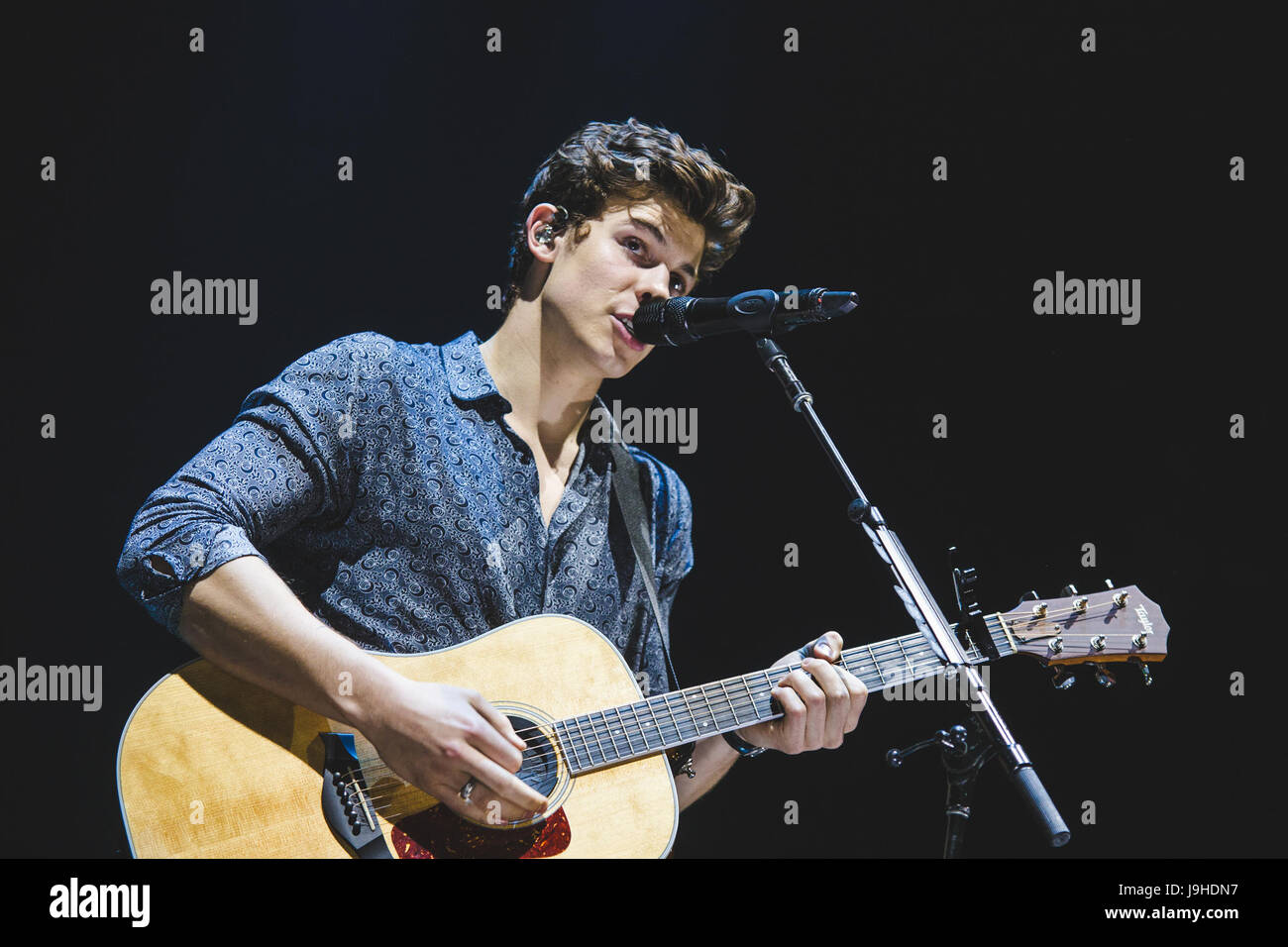 London, UK. 2nd June, 2017. Canadian singer and songwriter, Shawn ...