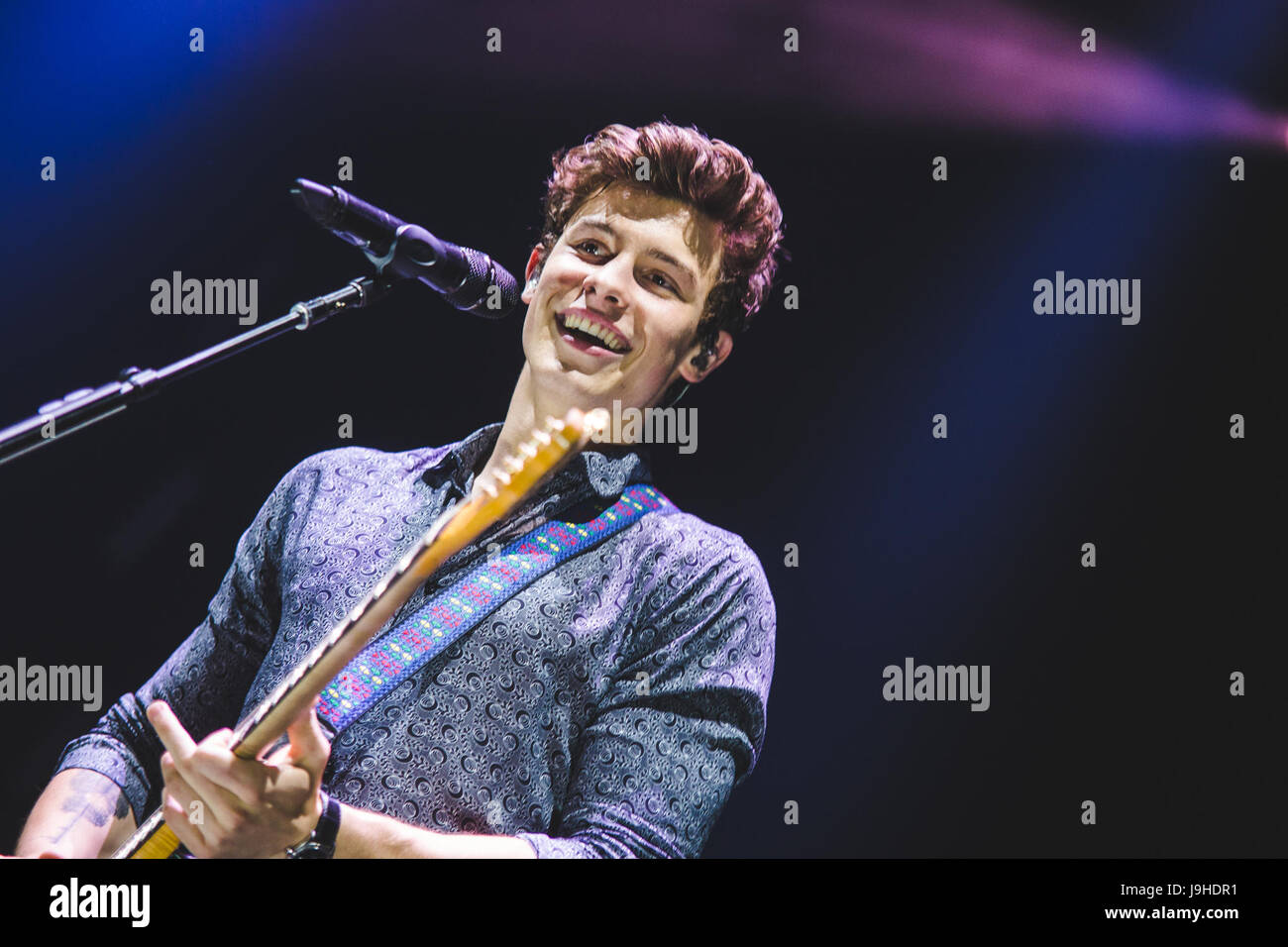London, UK. 2nd June, 2017. Canadian singer and songwriter, Shawn ...