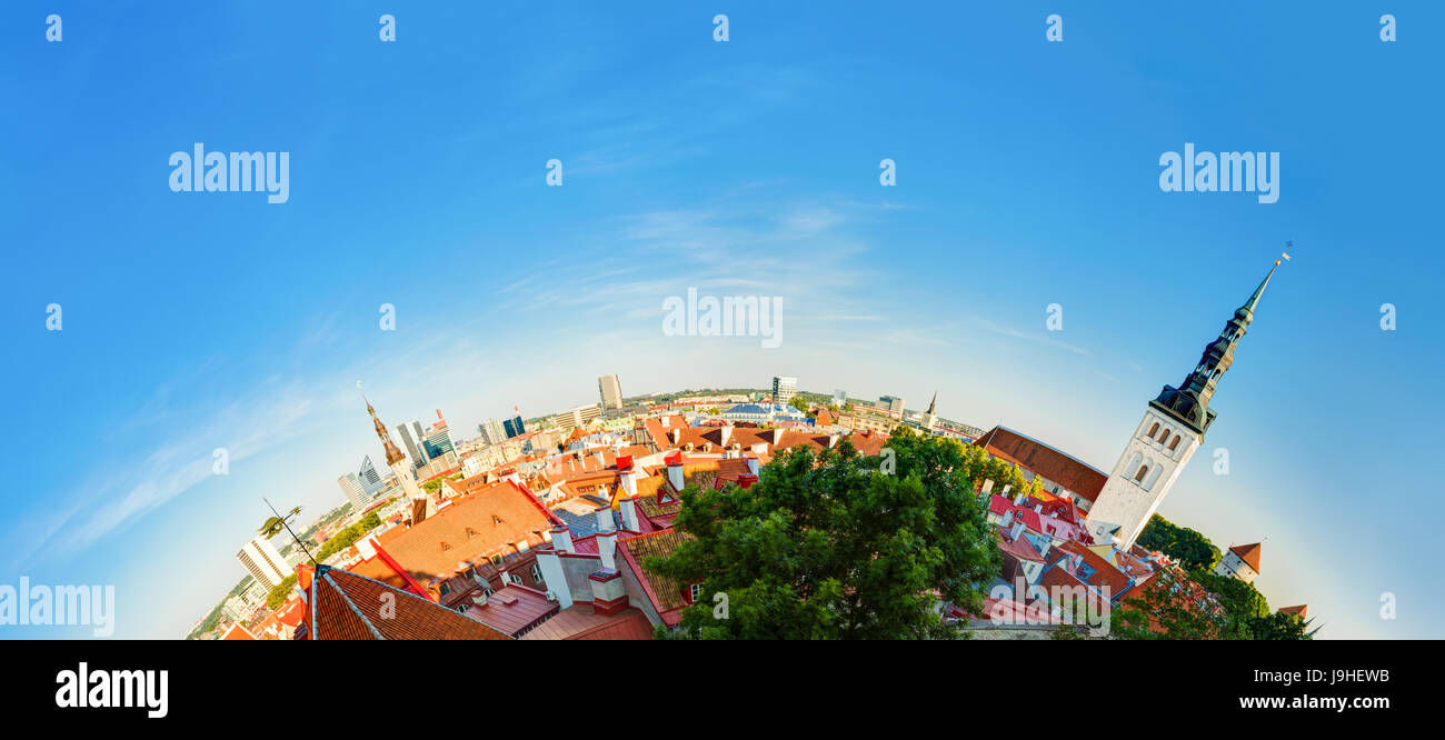 Tallinn, Estonia. Traditional Ancient Architecture Of Old Town ...