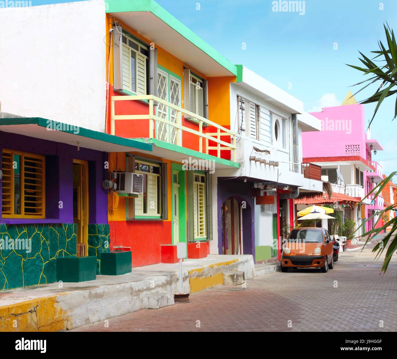 blue, house, building, travel, city, town, art, colour, holiday ...