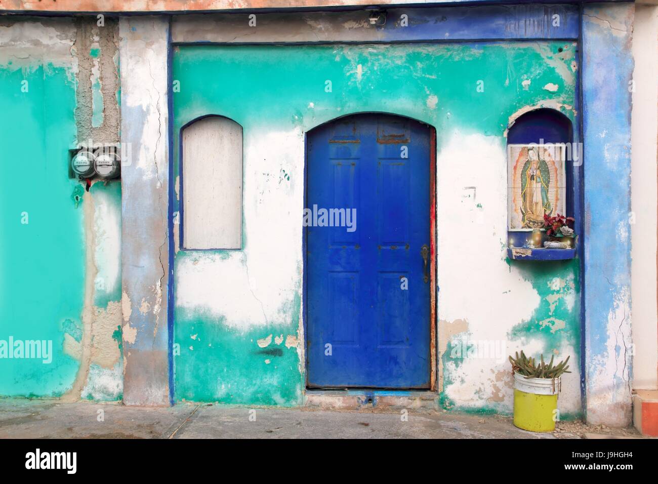 blue, house, building, travel, art, colour, holiday, vacation, holidays ...