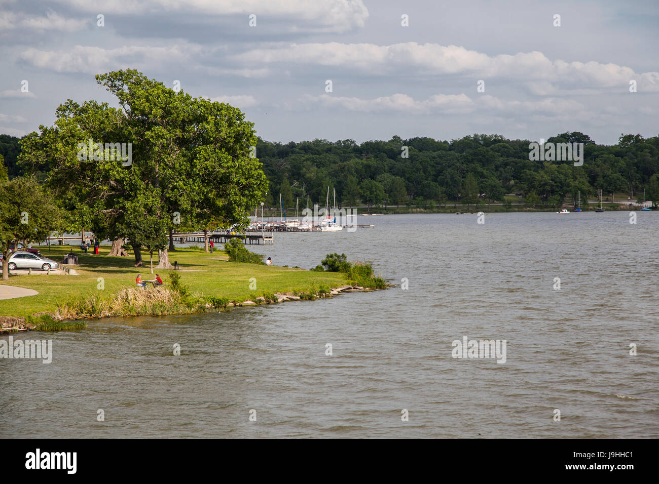 White Rock Lake in Dallas Texas Stock Photo - Alamy