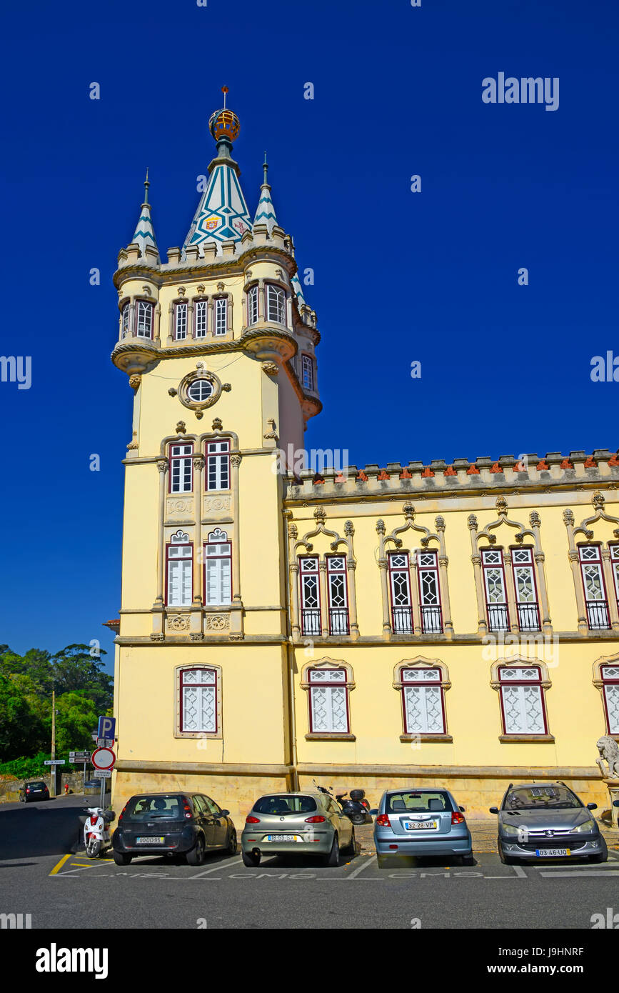 Sintra City Hall Municipality Portugal Neo-Manueline Stock Photo - Alamy