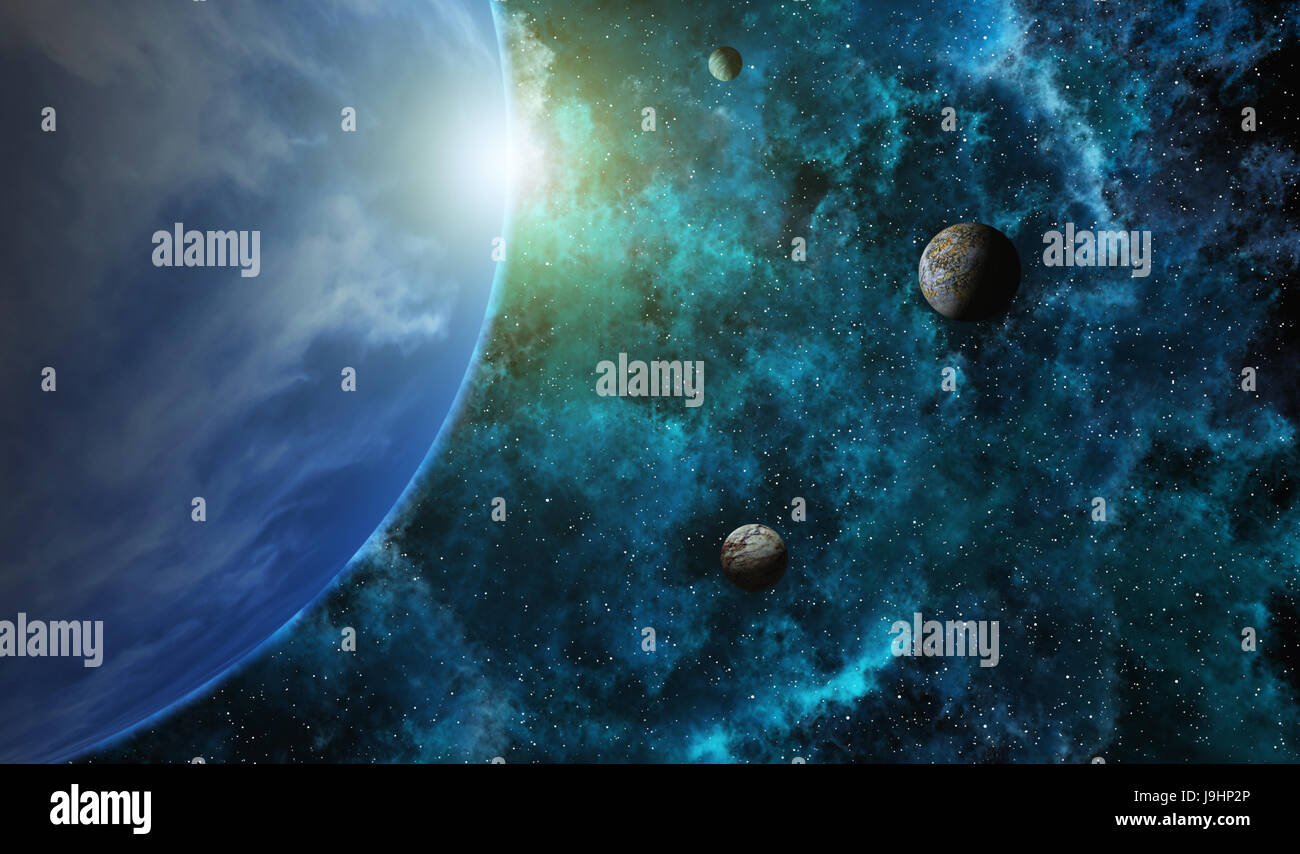 universe, space, solar system, celestial bodies, stars, asterisks ...