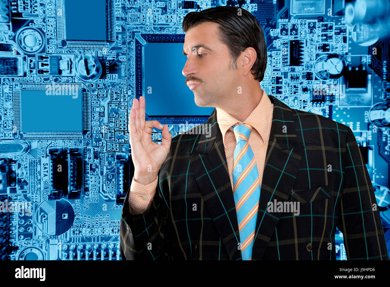 gesture, profile, blue, humans, human beings, people, folk, persons ...