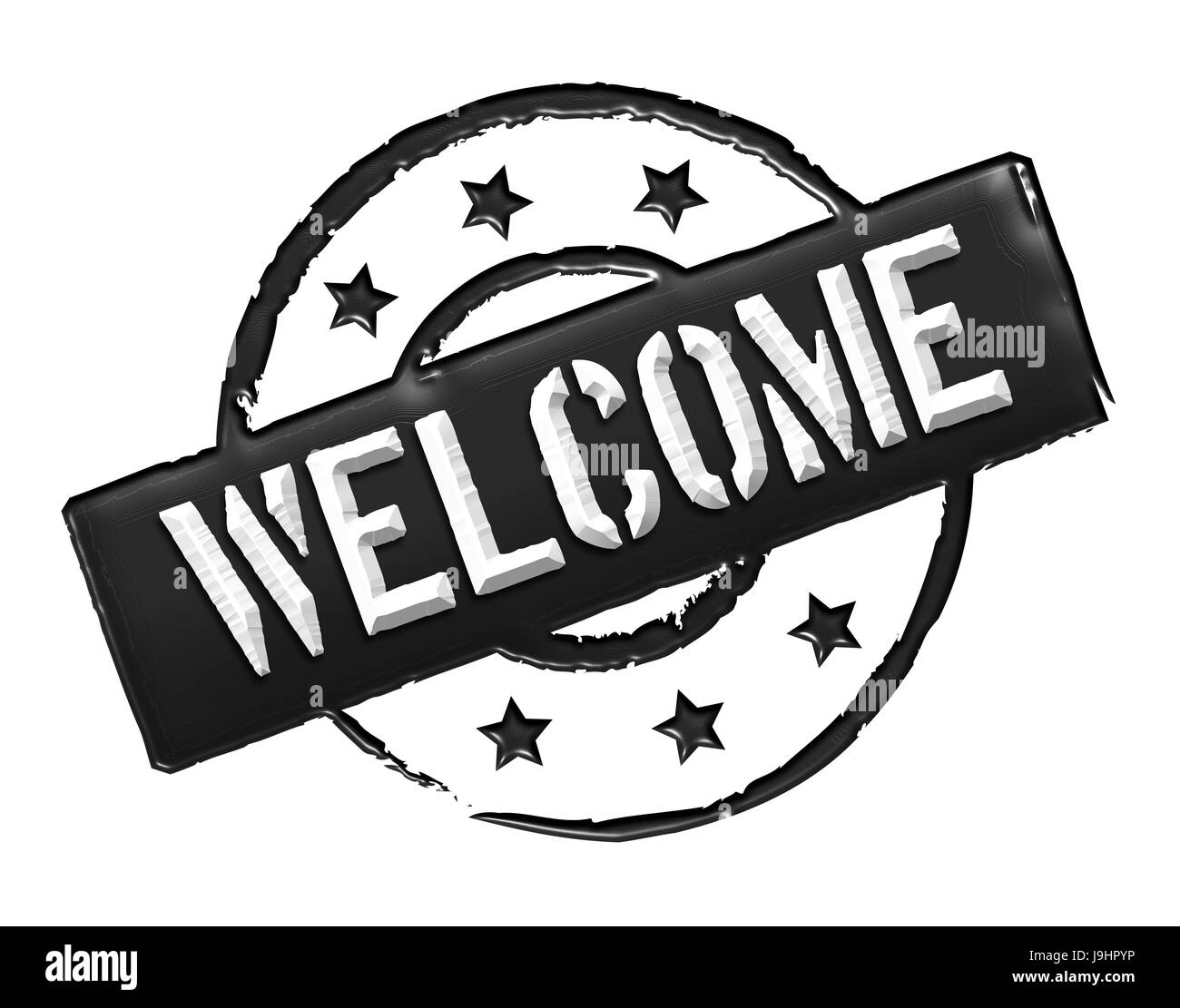 Welcome to friends house Black and White Stock Photos & Images - Alamy