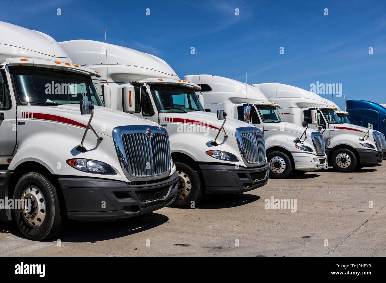 Indianapolis - Circa June 2017: Navistar International Semi Tractor ...