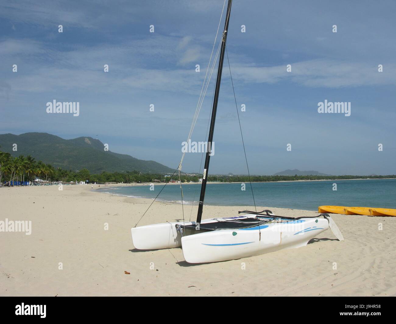 catamaran on the beach Stock Photo - Alamy