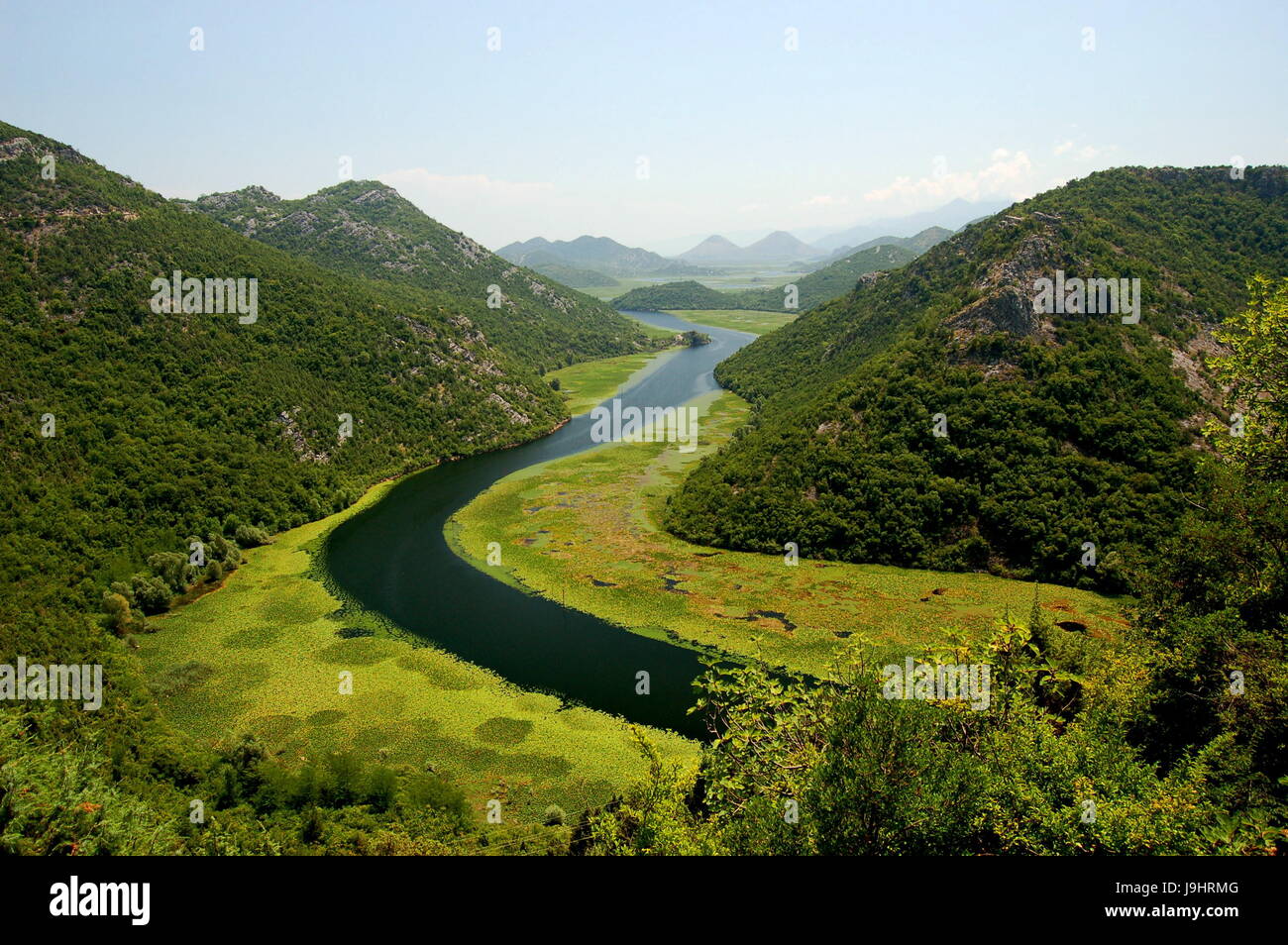 Meander river crnojevica hi-res stock photography and images - Alamy