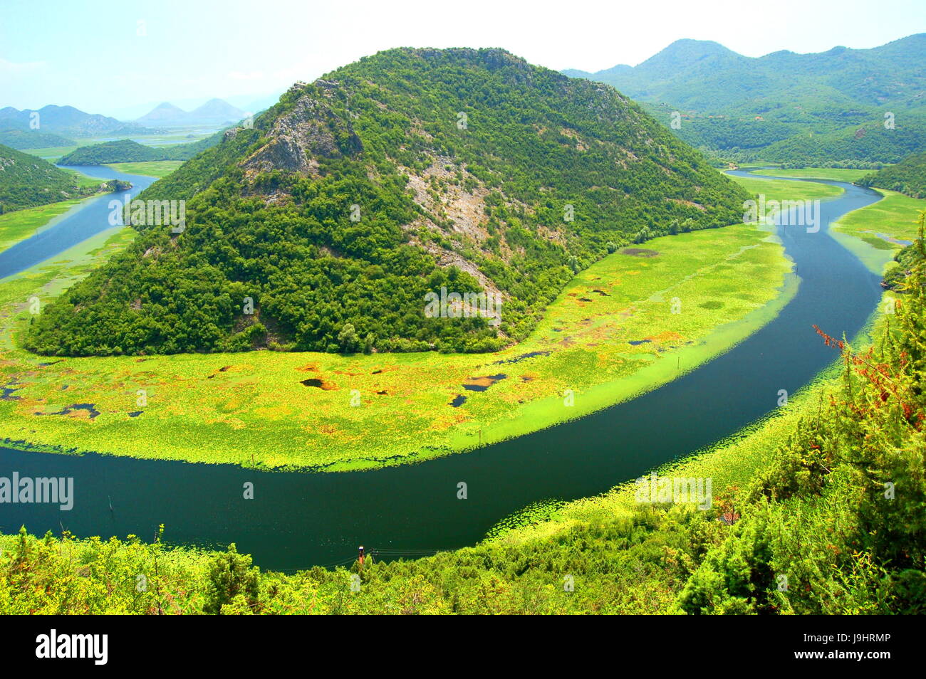 Meander river crnojevica hi-res stock photography and images - Alamy