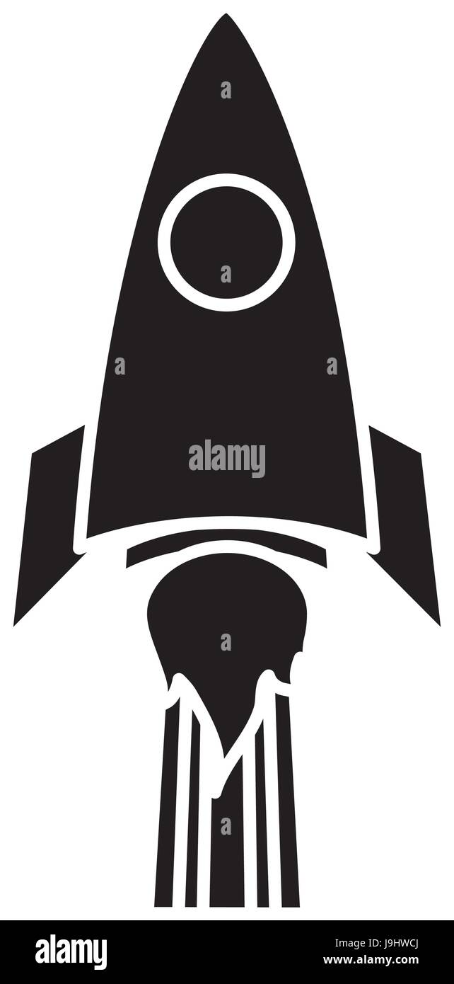 space rocket icon Stock Vector Image & Art - Alamy