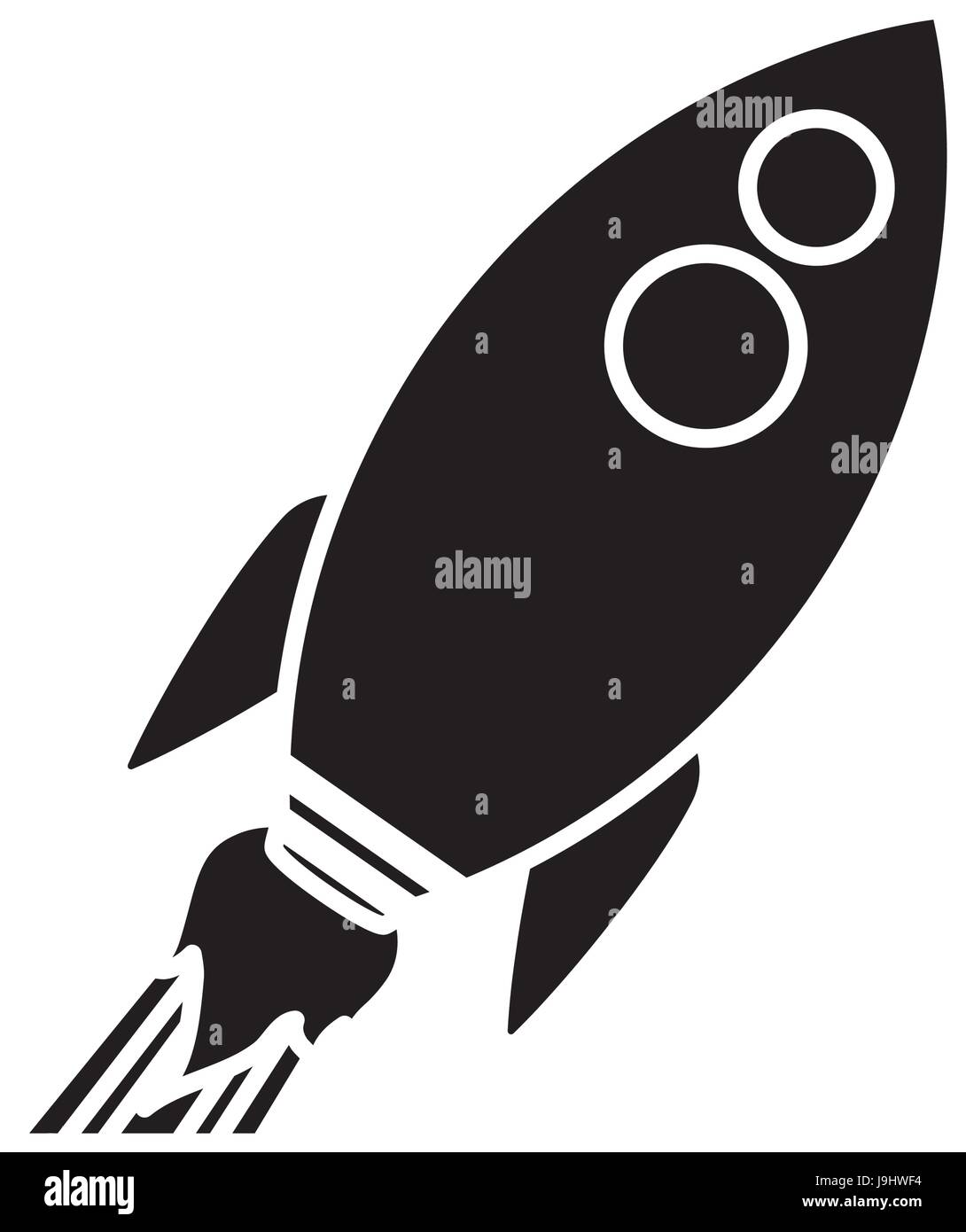space rocket icon Stock Vector Image & Art - Alamy
