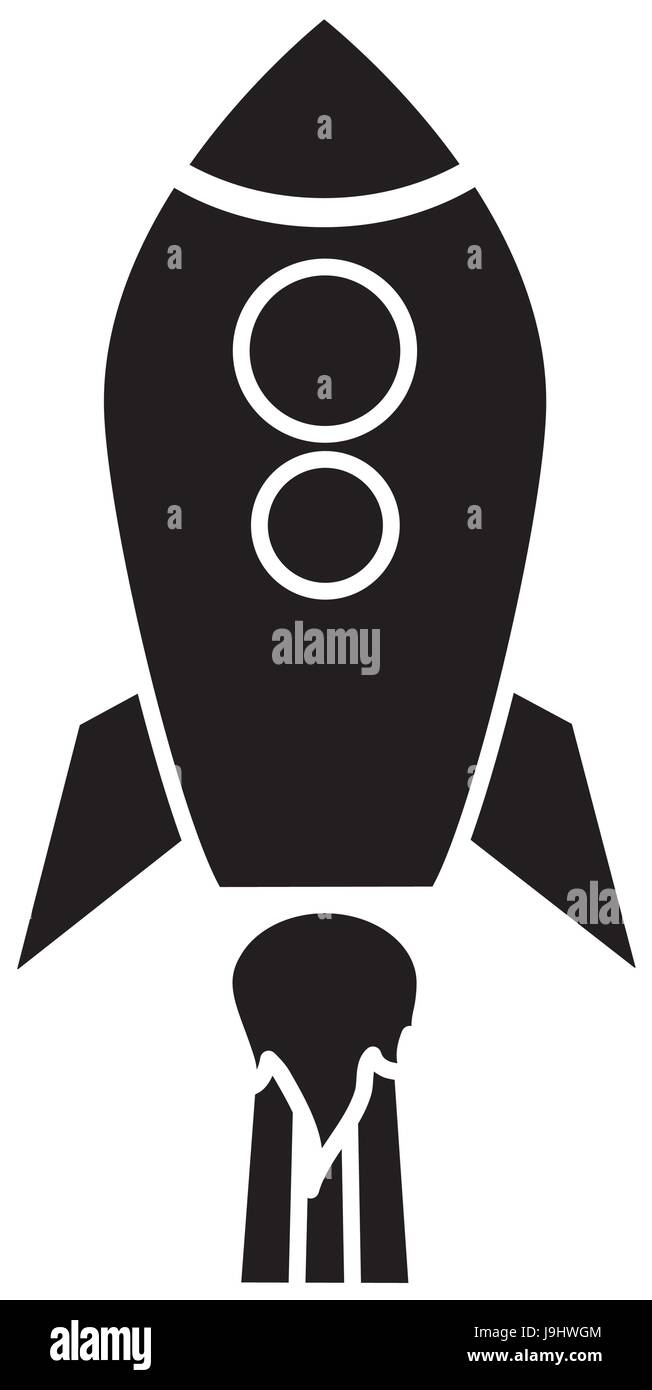 space rocket icon Stock Vector Image & Art - Alamy