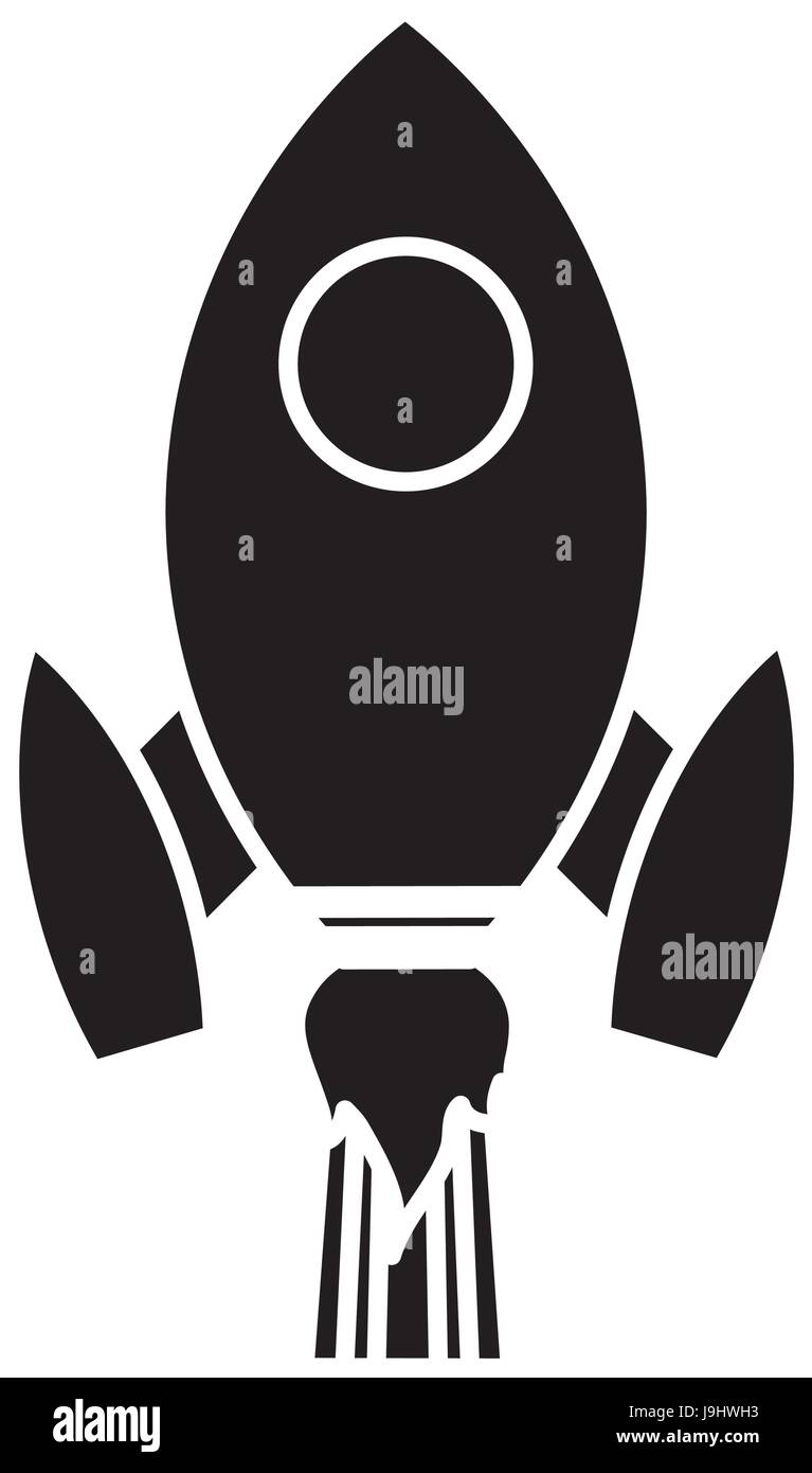 space rocket icon Stock Vector Image & Art - Alamy