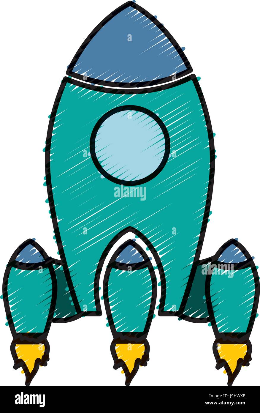 space rocket icon Stock Vector Image & Art - Alamy