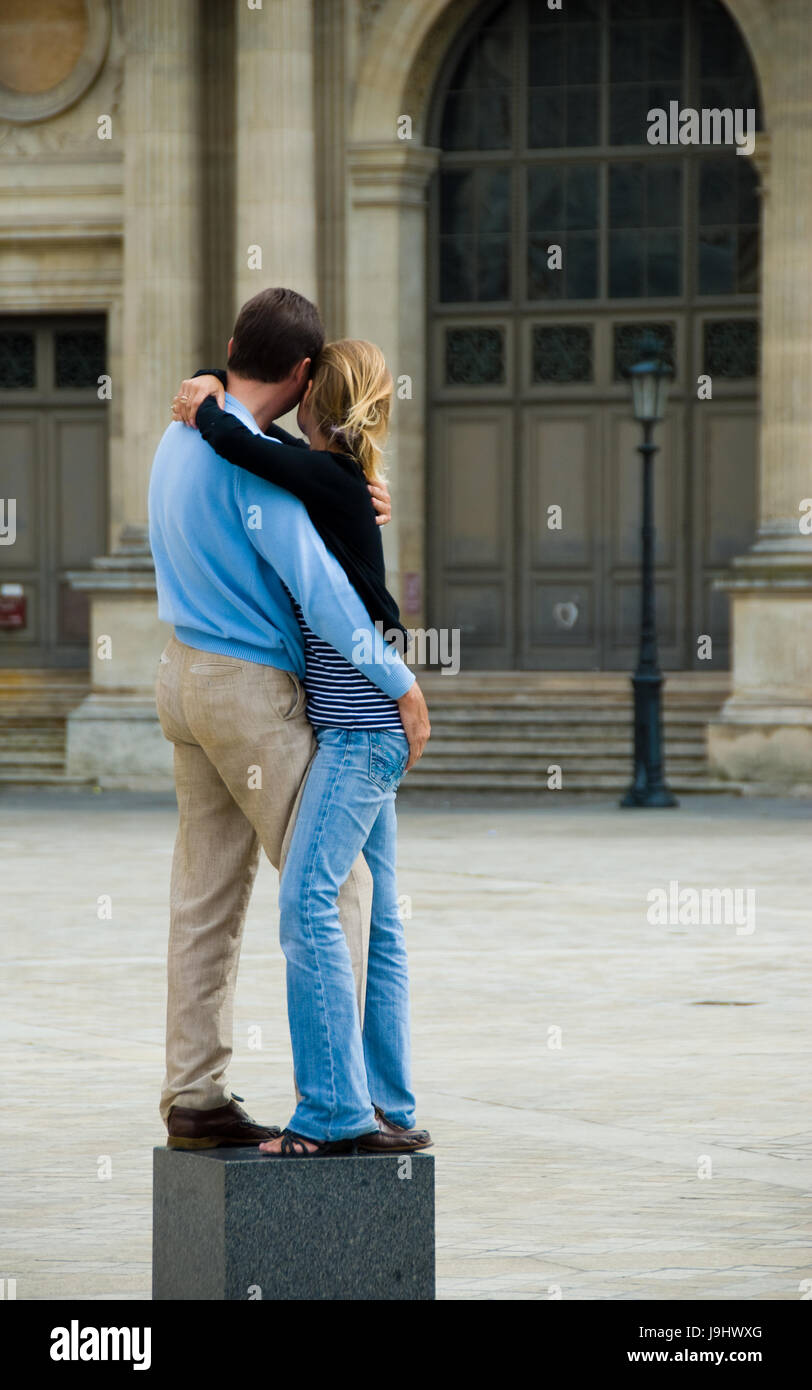 close, romantic, tourist, pose, hold, caress, posing, romance, love, in ...