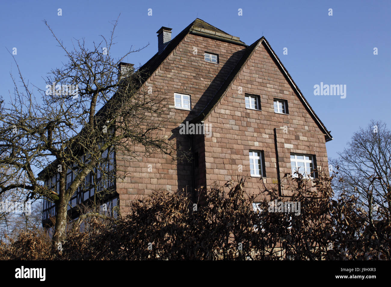 catholic rectory falkenhagen Stock Photo - Alamy
