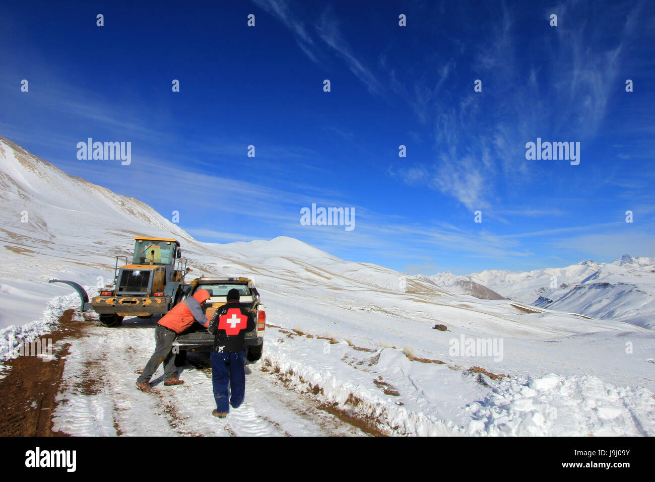 Man digging road work sign hi-res stock photography and images - Alamy