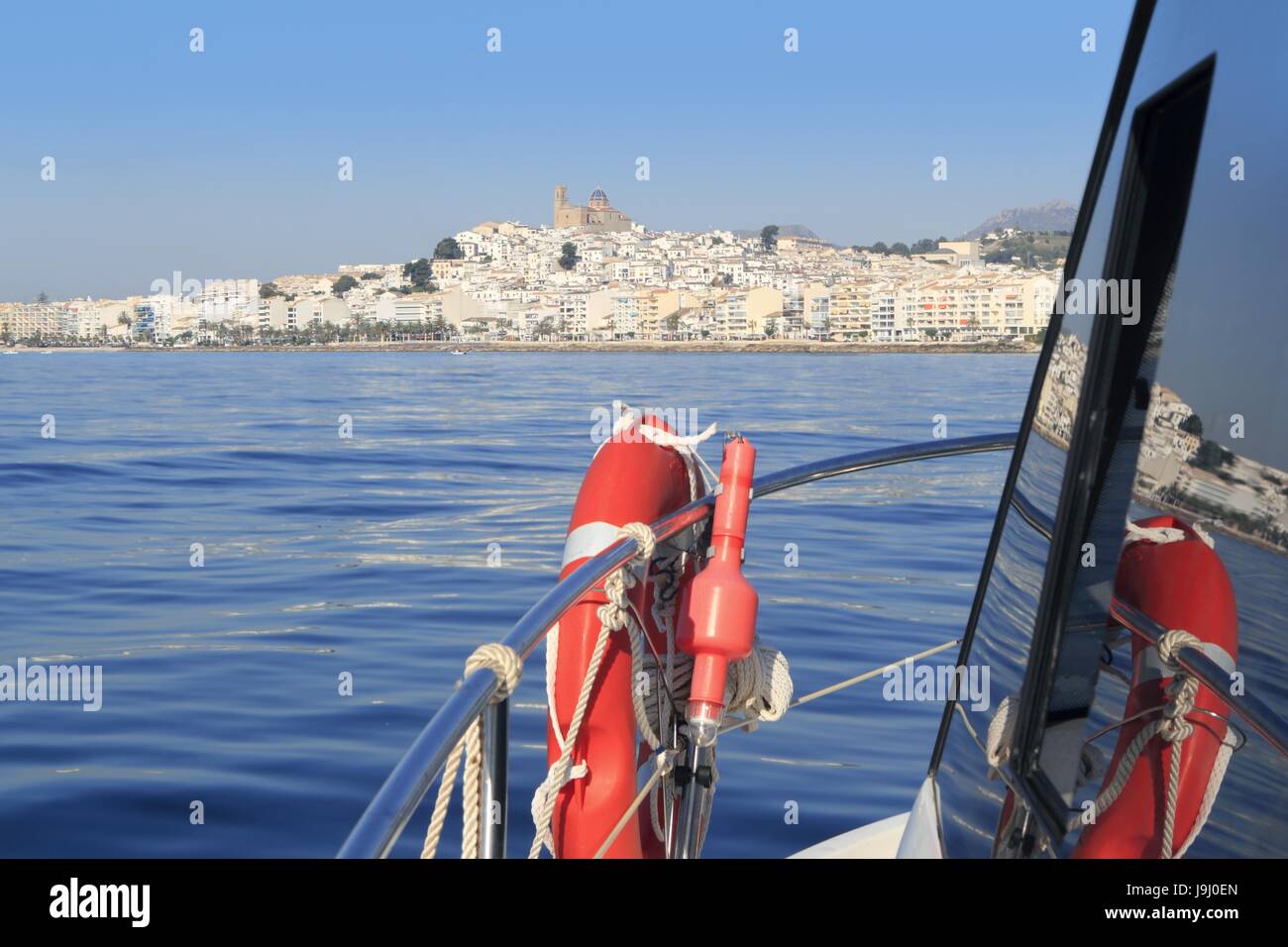 blue, beautiful, beauteously, nice, build, houses, city, town, horizon ...