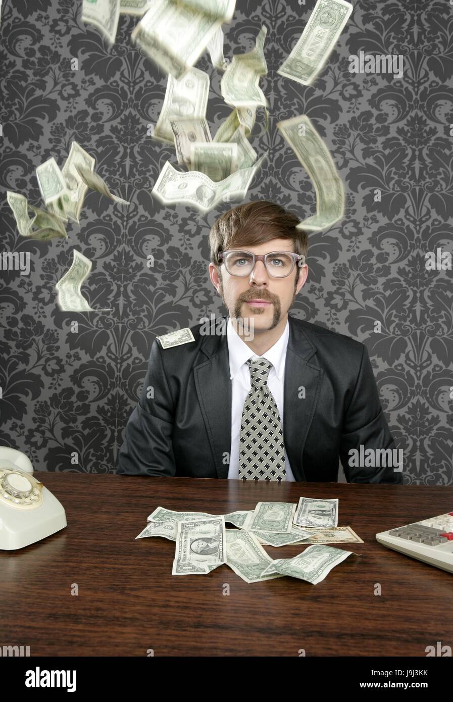 guy, office, dollar, dollars, successful, succesful, comic, currency ...