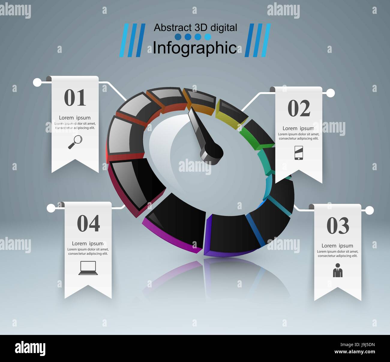 Infographic design white paper Stock Vector Images - Alamy