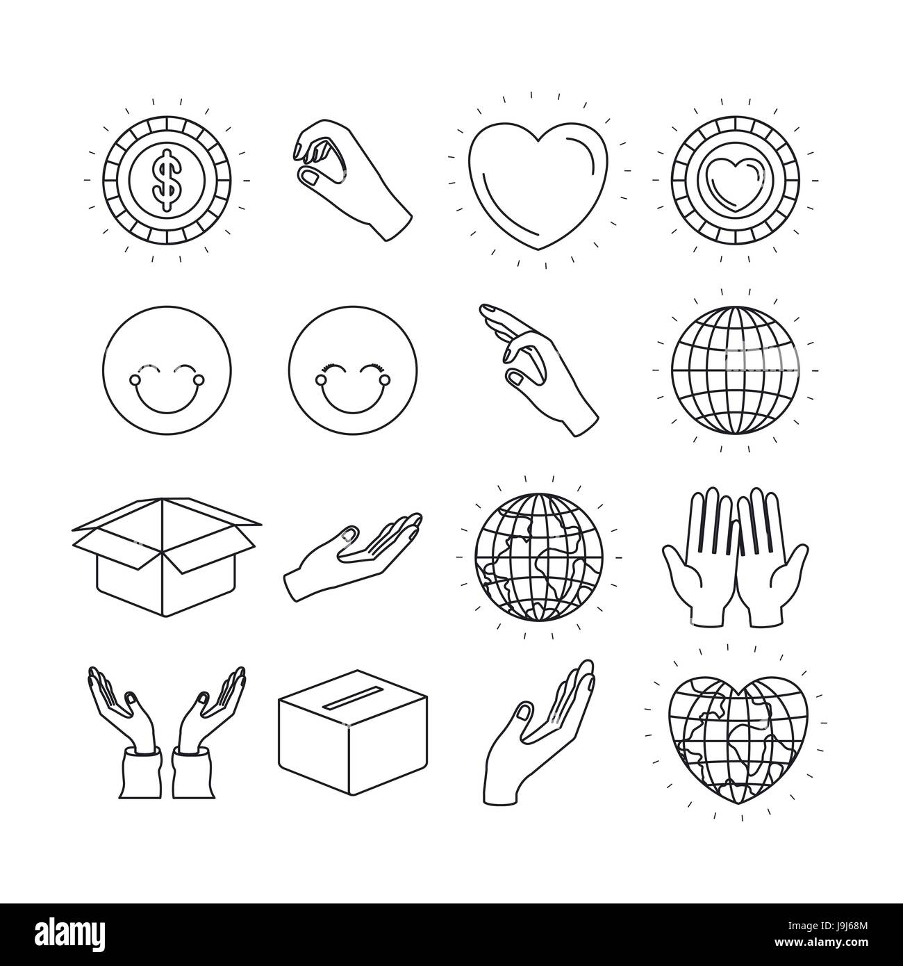 Symbols for humanity Stock Vector Images - Alamy