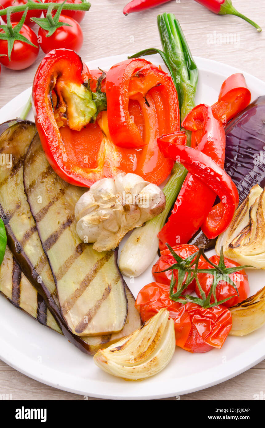 food, aliment, fruit, vegetable, grill, barbecue, barbeque, vegetables ...