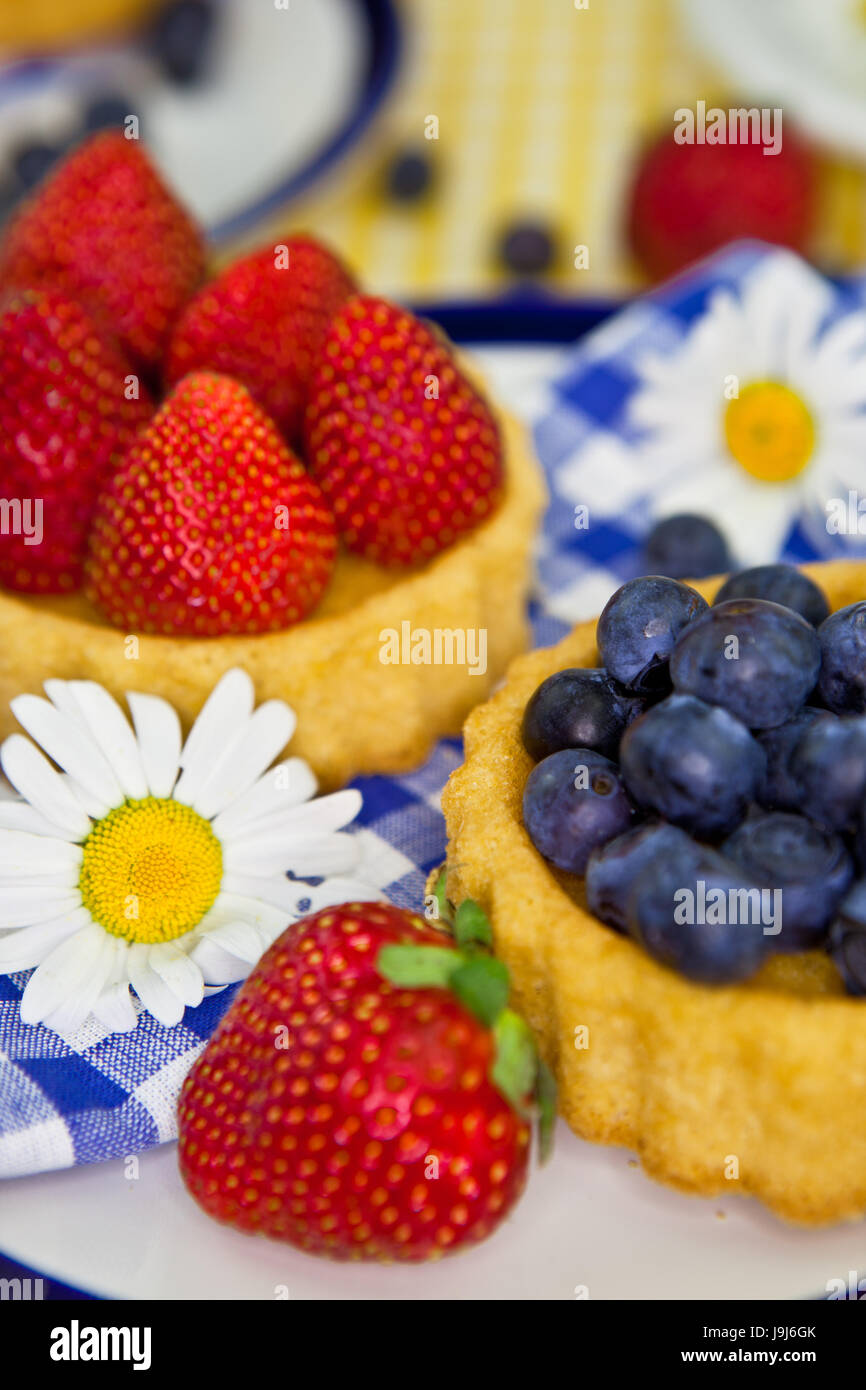 dots, fancy cakes, bilberries, blueberries, cookies, tartlets ...