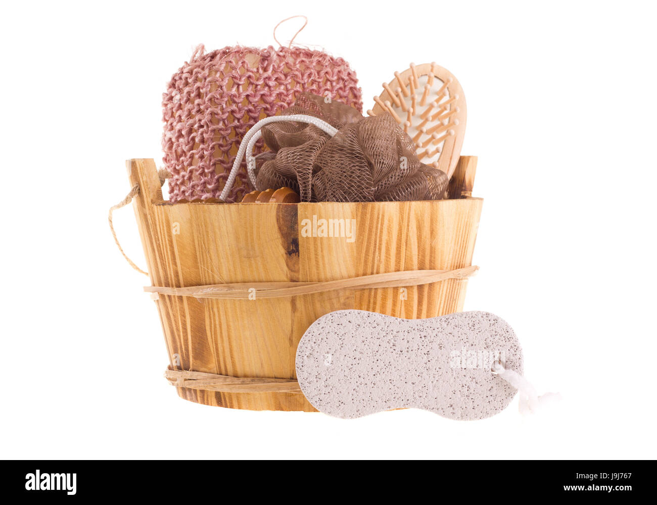 objects, health, isolated, wood, wellbeing, basket, bucket, gift ...