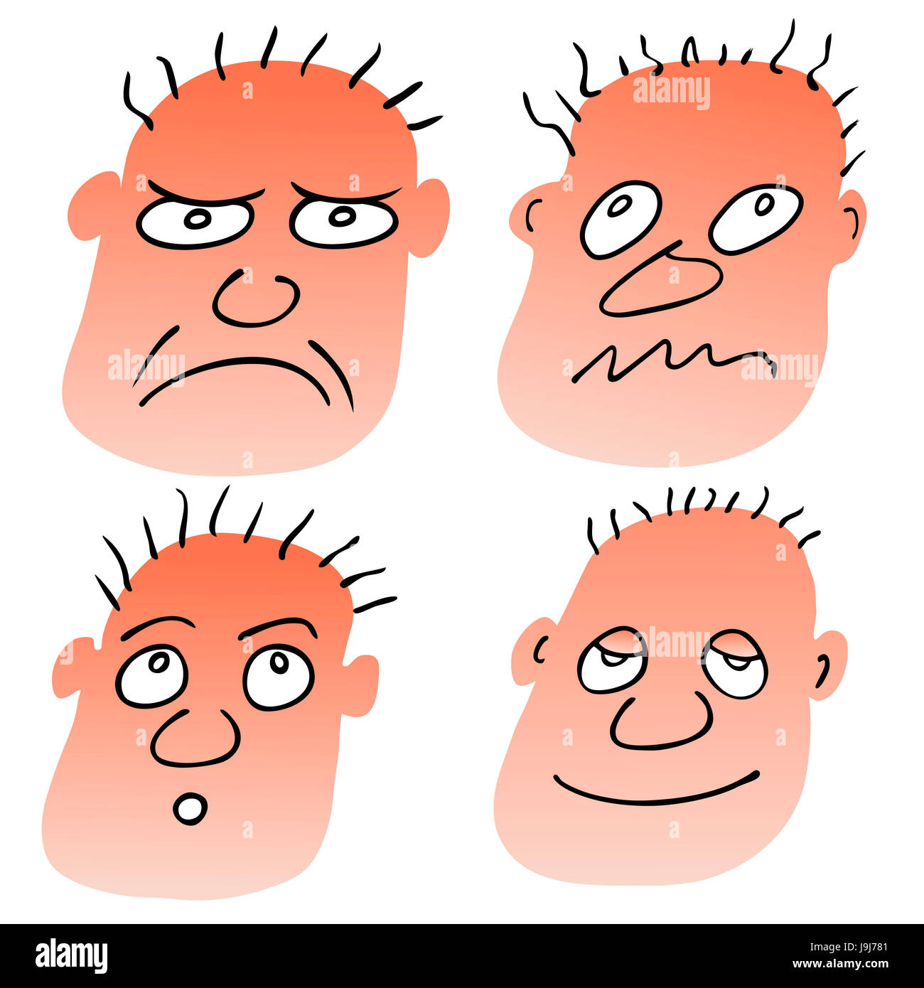 emotions, funny, raving, furious, angry, irately, delighted ...