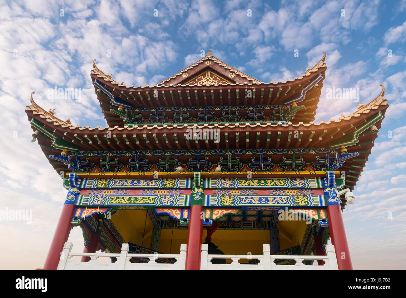 Roof of chinese Temple Stock Photo - Alamy