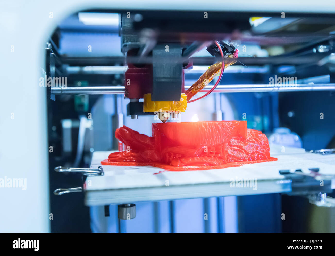 Three dimensional printing machine Stock Photo - Alamy