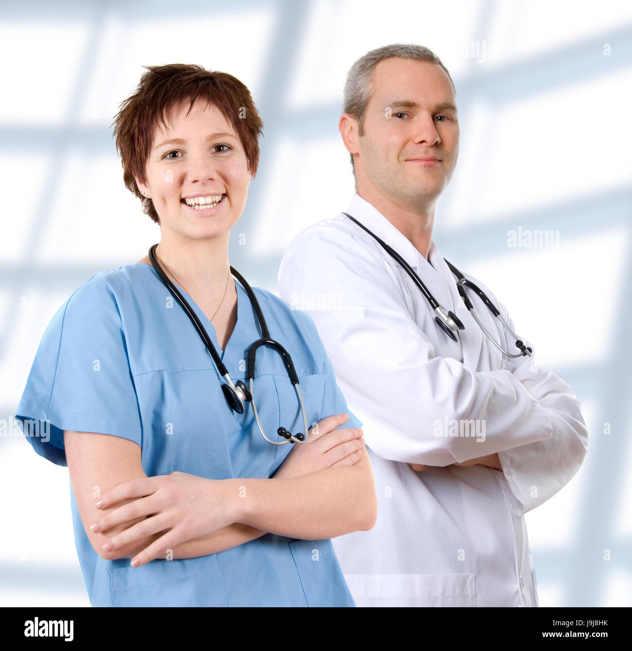 doctor, physician, medic, medical practicioner, woman, laugh, laughs ...